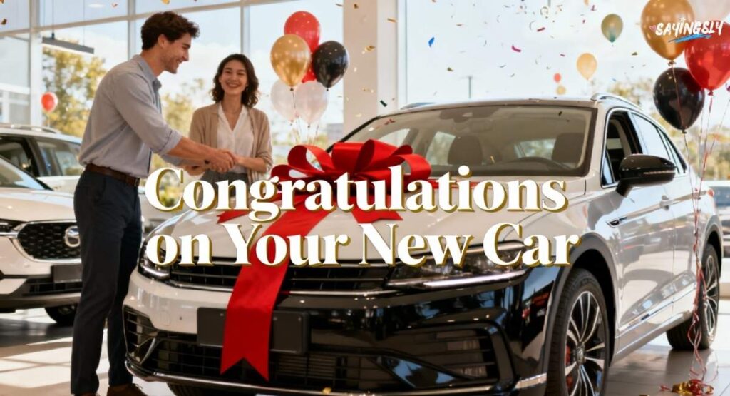 150+ Messages & Wishes: Congratulations on Your New Car